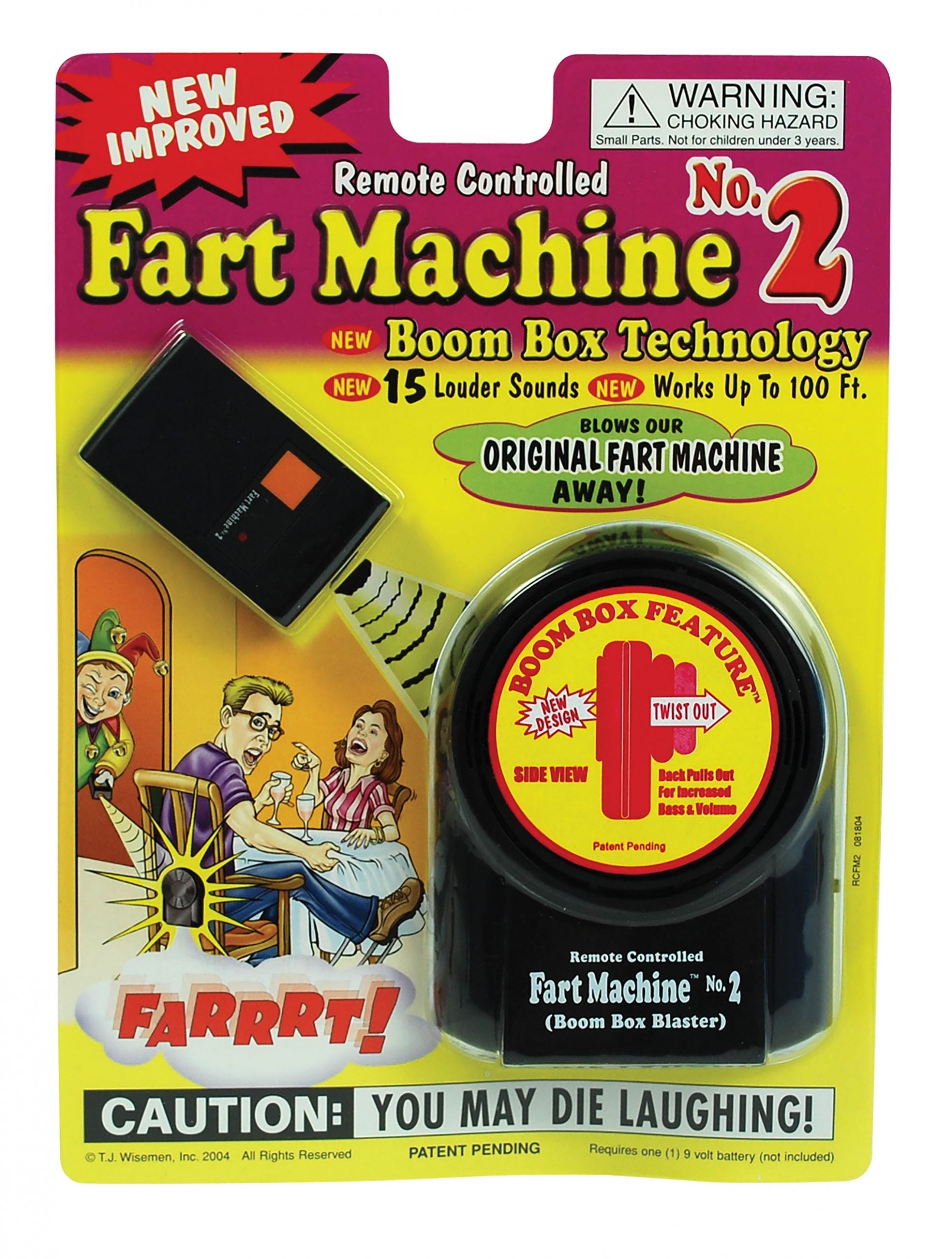 Remote Controlled Fart Machine Funny Novelty Noise Maker