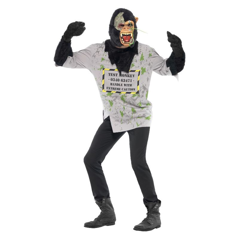 Mutant Monkey Costume Black Adult