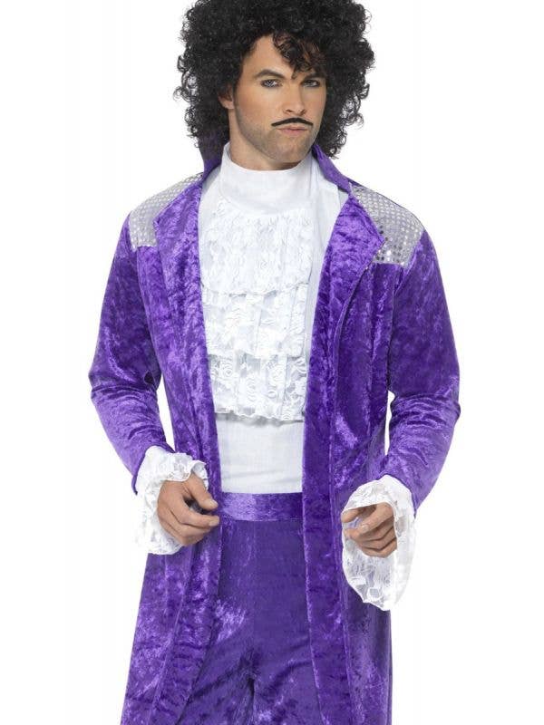 Prince 80s Purple Musician Costume Adult